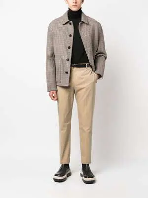 Alexander McQueen Cotton Cigarette Trousers
