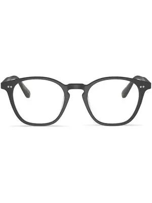 Oliver Spencer Ronne Round-frame Glasses - Black