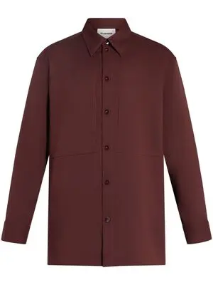 JIL SANDER Pointed-collar Button-up Shirt