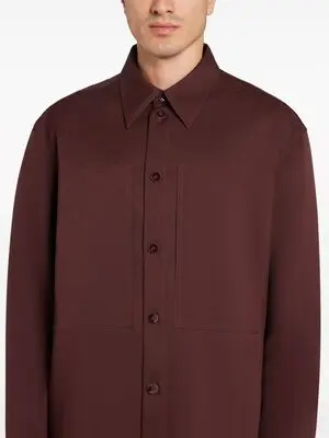 JIL SANDER Pointed-collar Button-up Shirt