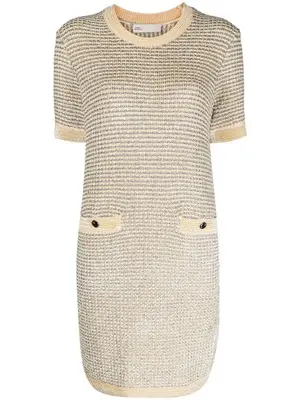 Tory Burch Metallic Day Dresses