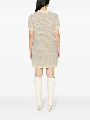 Tory Burch Velvet Striped Midi Dress