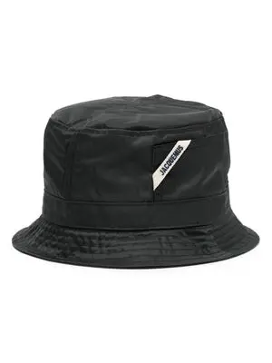Jacquemus Le Bob Ovalie Bucket Hat - Black