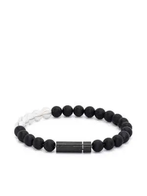 Le Gramme Bead-detailing Bracelet - Black