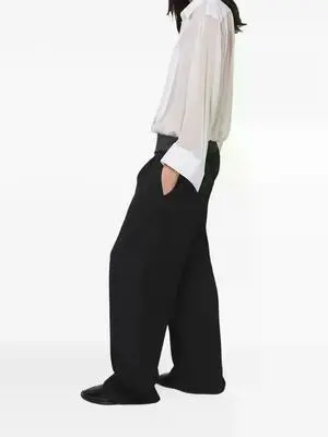 Stella McCartney Wide-leg Wool Trousers
