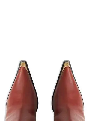 Etro Metallic Toe-cap Knee-high Boots