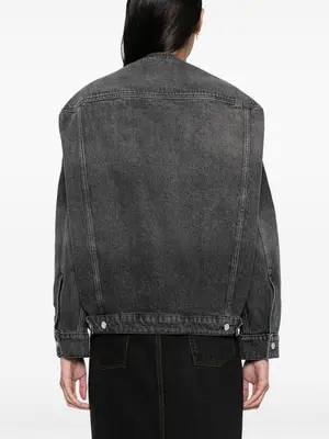 COURREGES U-neck Denim Jacket