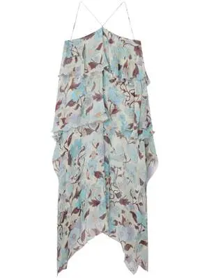 Stella McCartney Lady Garden-print Silk Chiffon Dress
