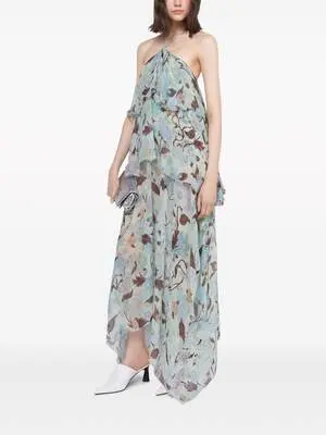 Stella McCartney Lady Garden-print Silk Chiffon Dress