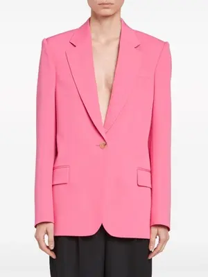 Stella McCartney Single-breasted Wool Blazer