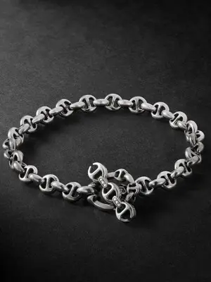 Hoorsenbuhs Open-link™ Sterling Diamond Bracelet - Silver