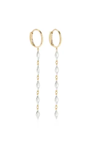 HARAKH Haveli 18k White And Yellow Diamond Earrings