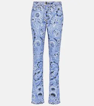 Women's Printed High-Rise Jeans