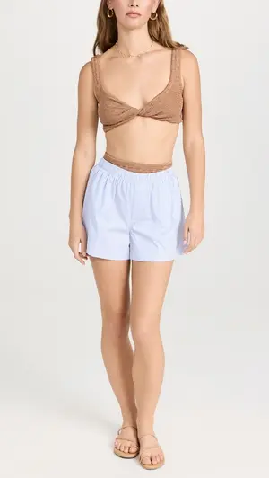 Hunza G Jamie Bikini Set - Metallic Cocoa