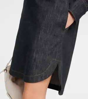 Brunello Cucinelli Denim Shirt Dress