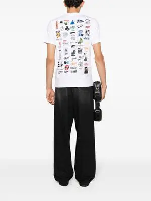 Off-White Logic Cotton T-shirt