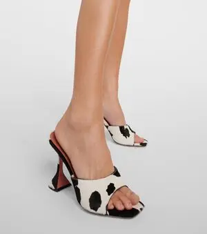 Amina Muaddi Lupita 95 Leather Mules