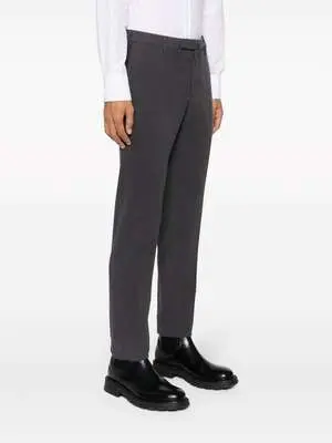 Incotex Mid-rise Straight-leg Chinos - Grey