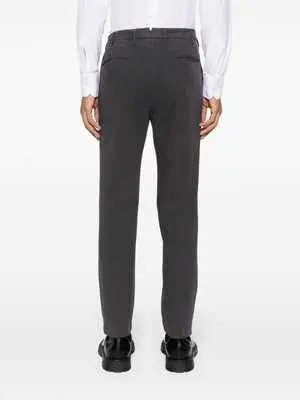 Incotex Mid-rise Straight-leg Chinos - Grey