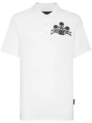 Philipp Plein Skull Logo Polo Shirt