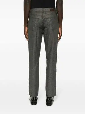 HACKETT Flannel Straight-leg Trousers