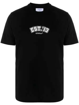 Off-White Logic Cotton T-shirt