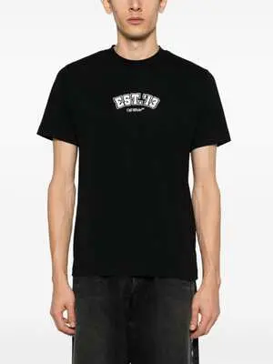 Off-White Logic Cotton T-shirt