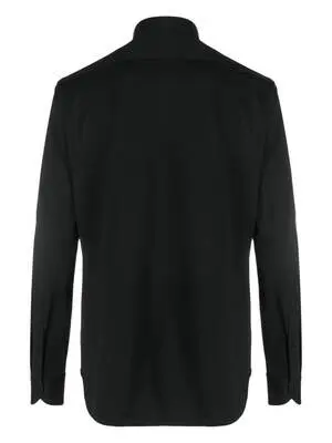 XACUS Long-sleeve Button-up Shirt - Black