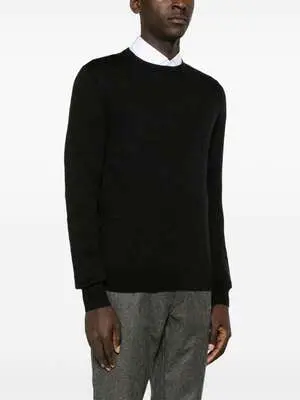 HACKETT Herringbone Jacquard Wool Jumper