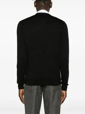 HACKETT Herringbone Jacquard Wool Jumper