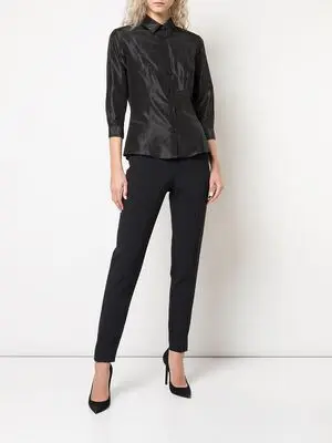 Carolina Herrera Three-quarter Sleeve Shirt - Black