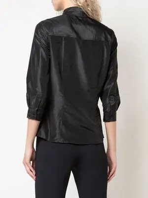 Carolina Herrera Three-quarter Sleeve Shirt - Black