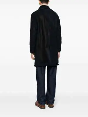 Brioni Single-breasted Leather Coat