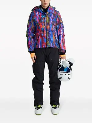 Aztech Mountain Nuke Abstract-print Padded Jacket