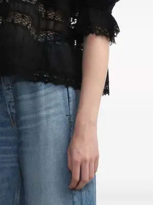 Rag & Bone Logan Mid-rise Wide-leg Jeans - Blue
