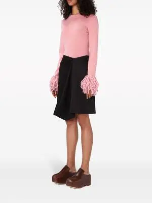 JW Anderson Draped Asymmetric Miniskirt
