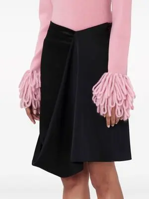 JW Anderson Draped Asymmetric Miniskirt