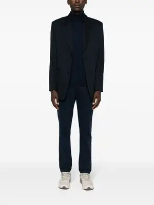 HACKETT LONDON Hackett Fine-knit Roll-neck Jumper - Blue