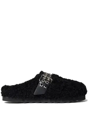 Stella McCartney Elyse Star-studded Slippers - Black