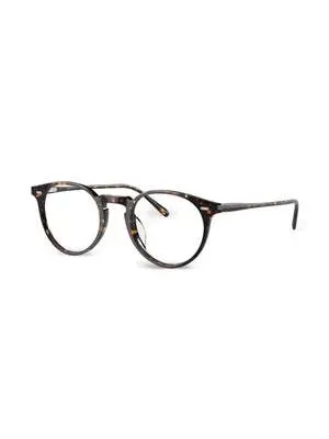 Oliver Spencer N.02 Round-frame Glasses - Green