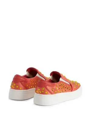GIUSEPPE ZANOTTI Slip-on Sneakers - Orange