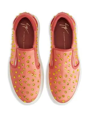 GIUSEPPE ZANOTTI Slip-on Sneakers - Orange