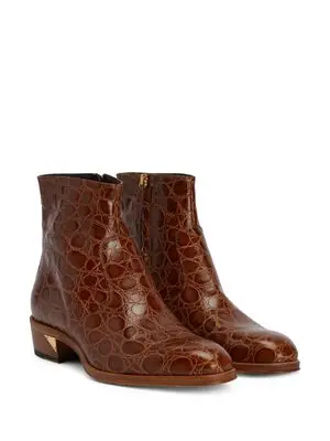 GIUSEPPE ZANOTTI 40mm Fabyen Ankle Boots - Brown