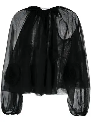 Viktor & Rolf Semi-sheer Tulle Top