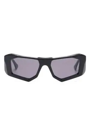 KUBORAUM F6 Geometric-frame Sunglasses - Black