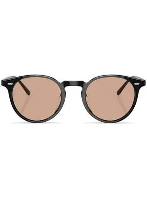 Oliver Spencer N.02 Round-frame Sunglasses - Black
