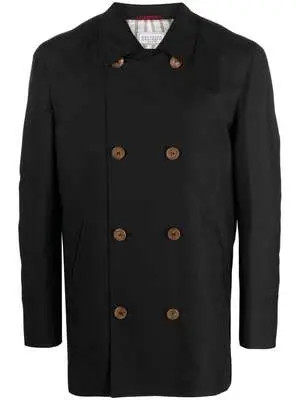 Brunello Cucinelli Double-breasted Gabardine Jacket