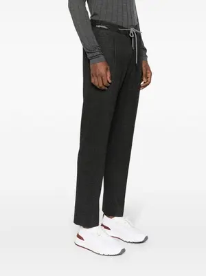 Corneliani Drawstring Tapered-leg Trousers