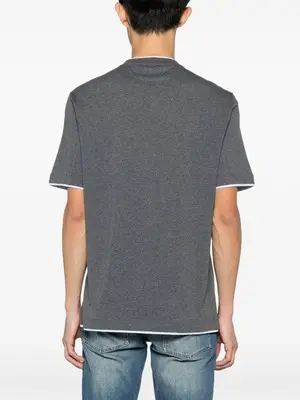 Brunello Cucinelli Layered-effect Cotton T-shirt