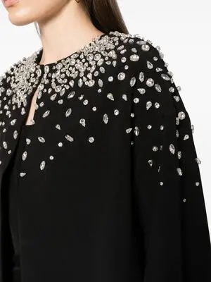 Sachin & Babi Calliope Crystal-embellished Coat - Black